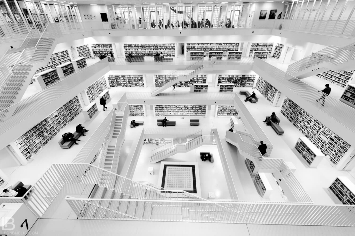 STUTTGART CITY LIBRARY - STADTBIBLIOTHEK - PHOTOS